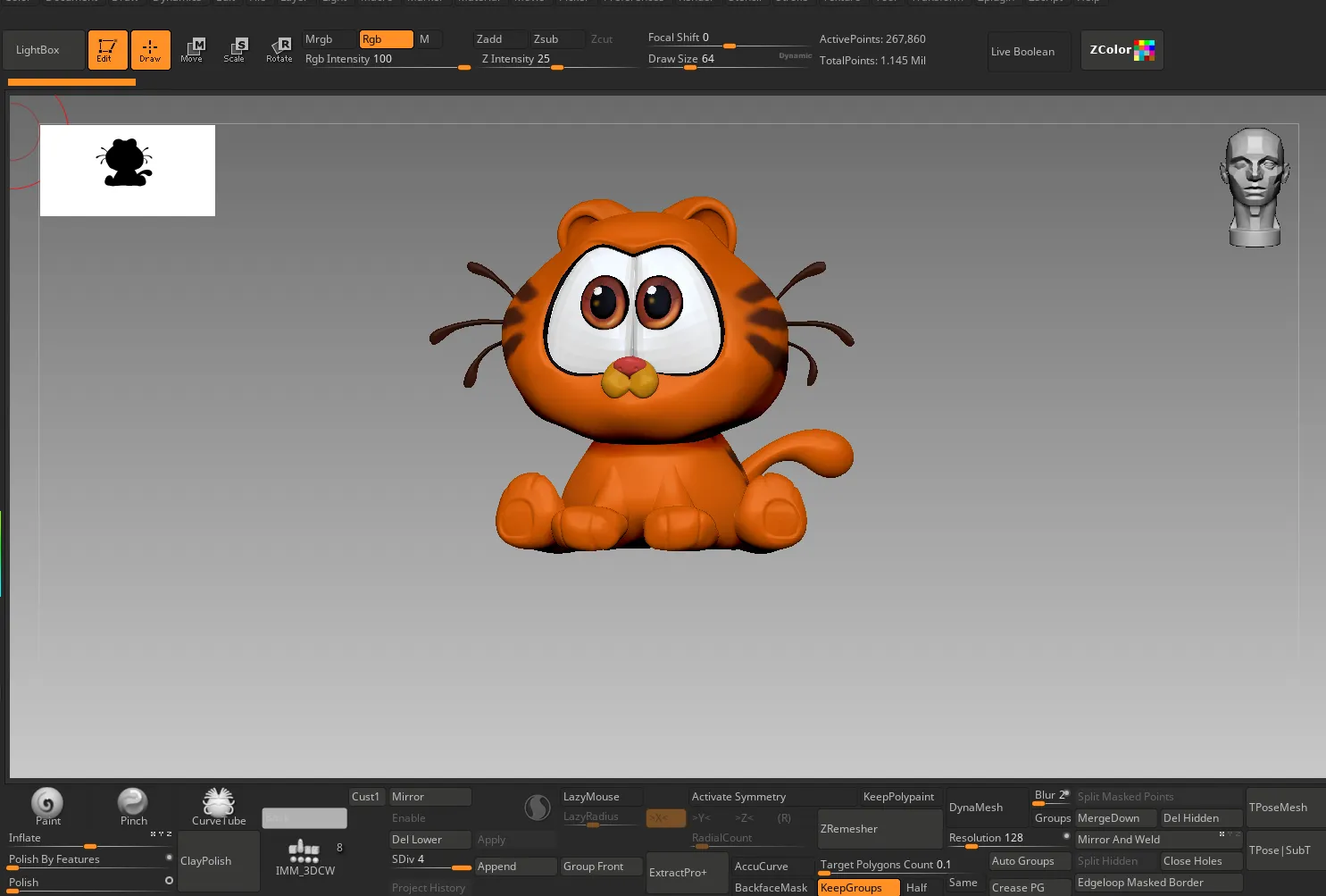 Garfield | 3D models download | Creality Cloud