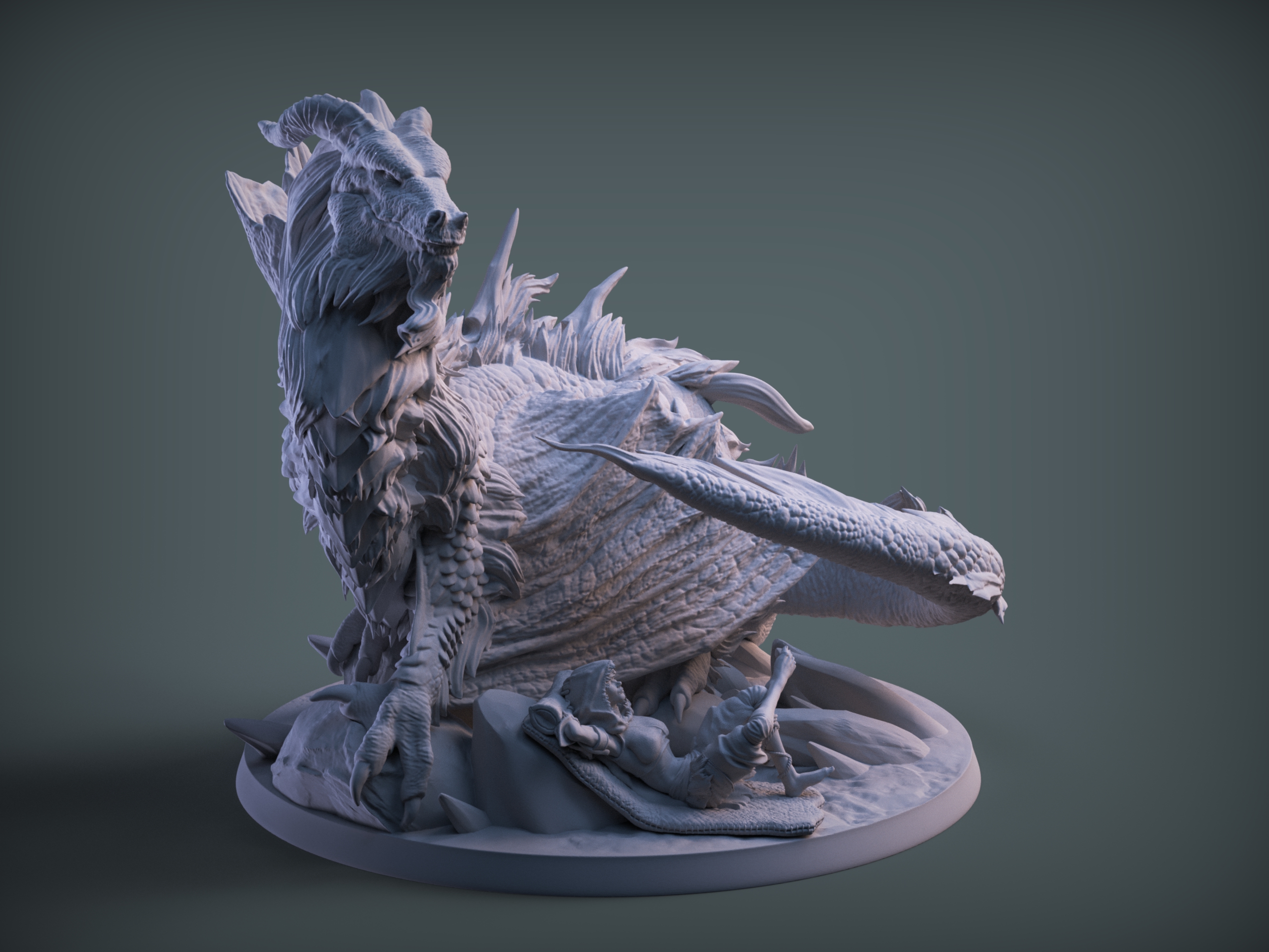 Elder Dragon and rider | 3D models download | Creality Cloud