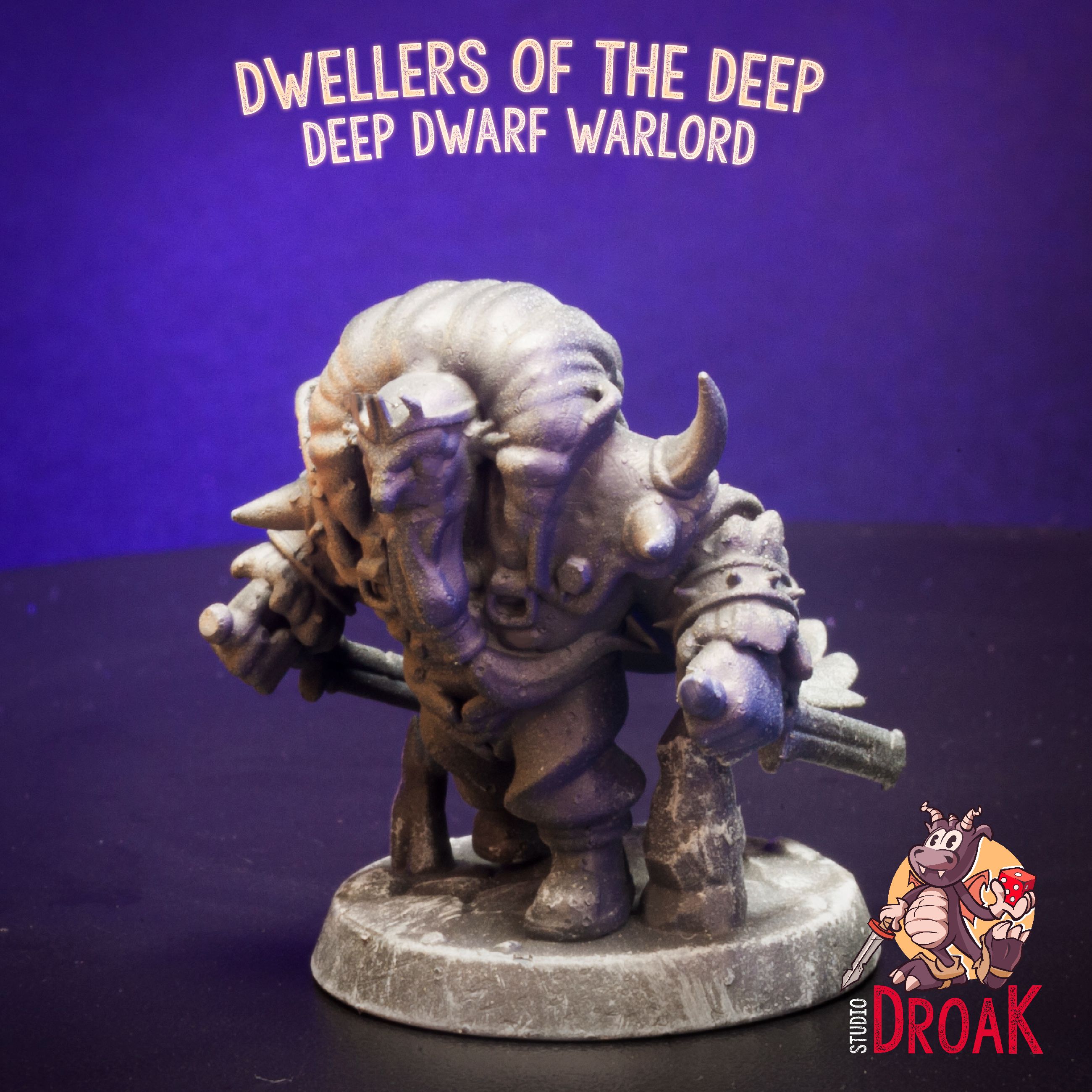 Deep Dwarf Warlord - Dwellers of the Deep | 3D models download ...