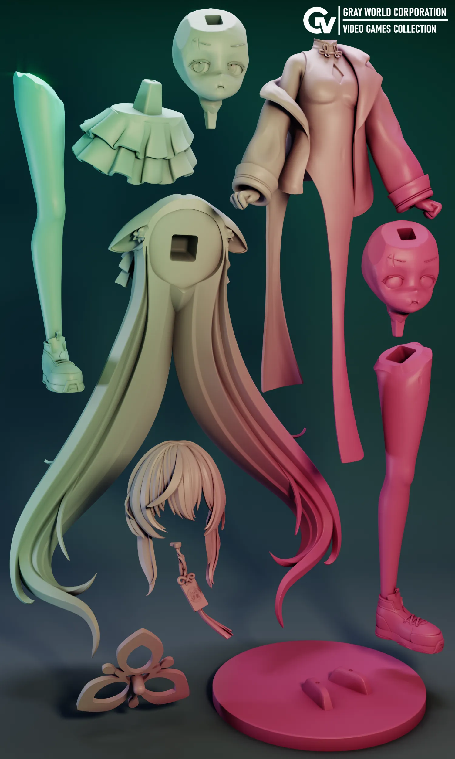 Sunohara Kokona | Blue Archive | 3D models download | Creality Cloud