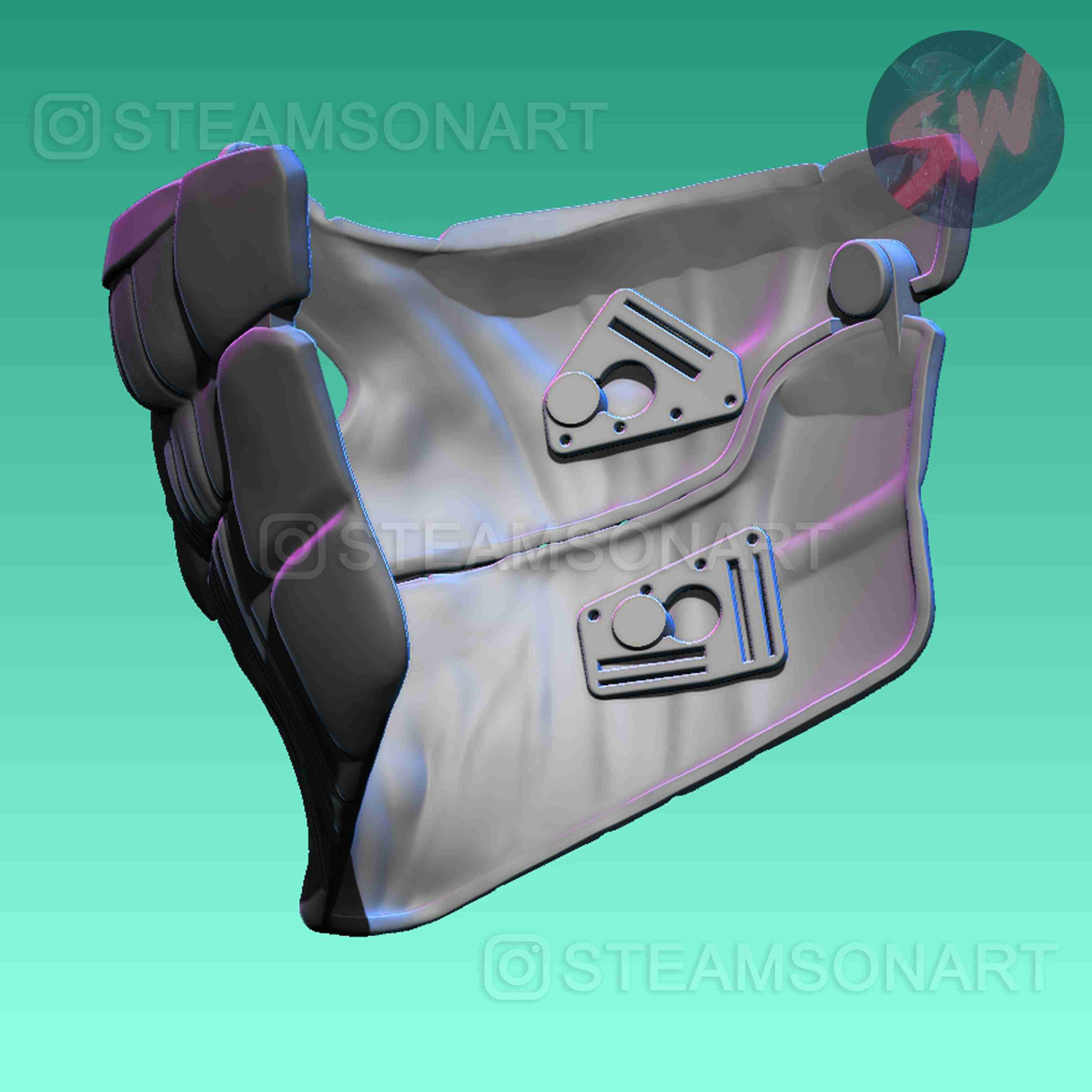 BLEACH Szayelaporro (Octava 8th Espada) Articulated Mask | 3D models ...