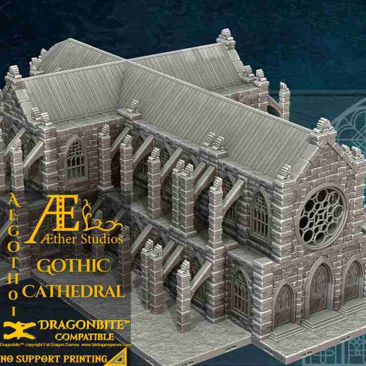 AEGOTH01 - Gothic Cathedral | 3D models download | Creality Cloud