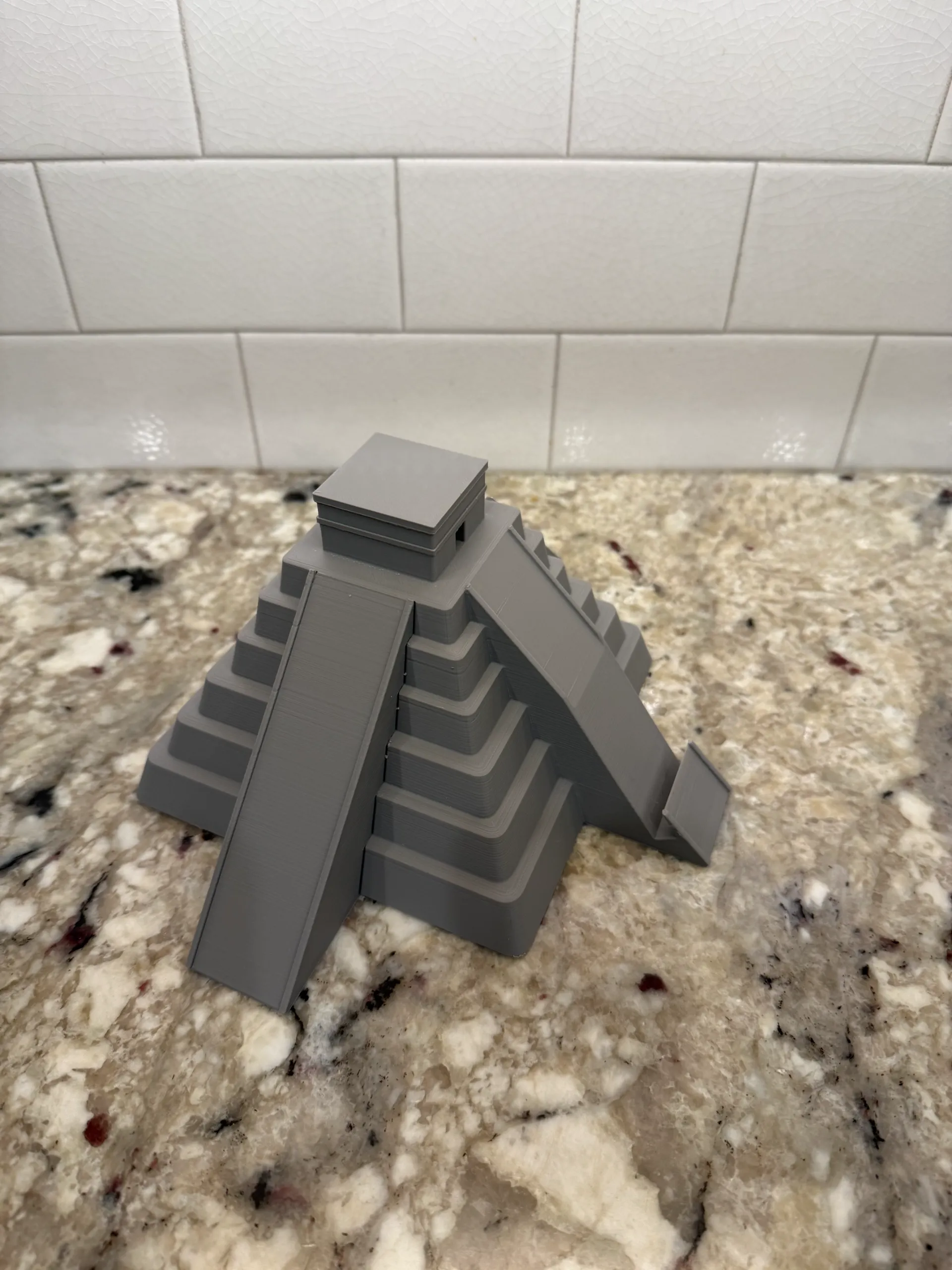 3D Printer Files | 3MF File | Aztec Pyramid Stand | Creality Cloud