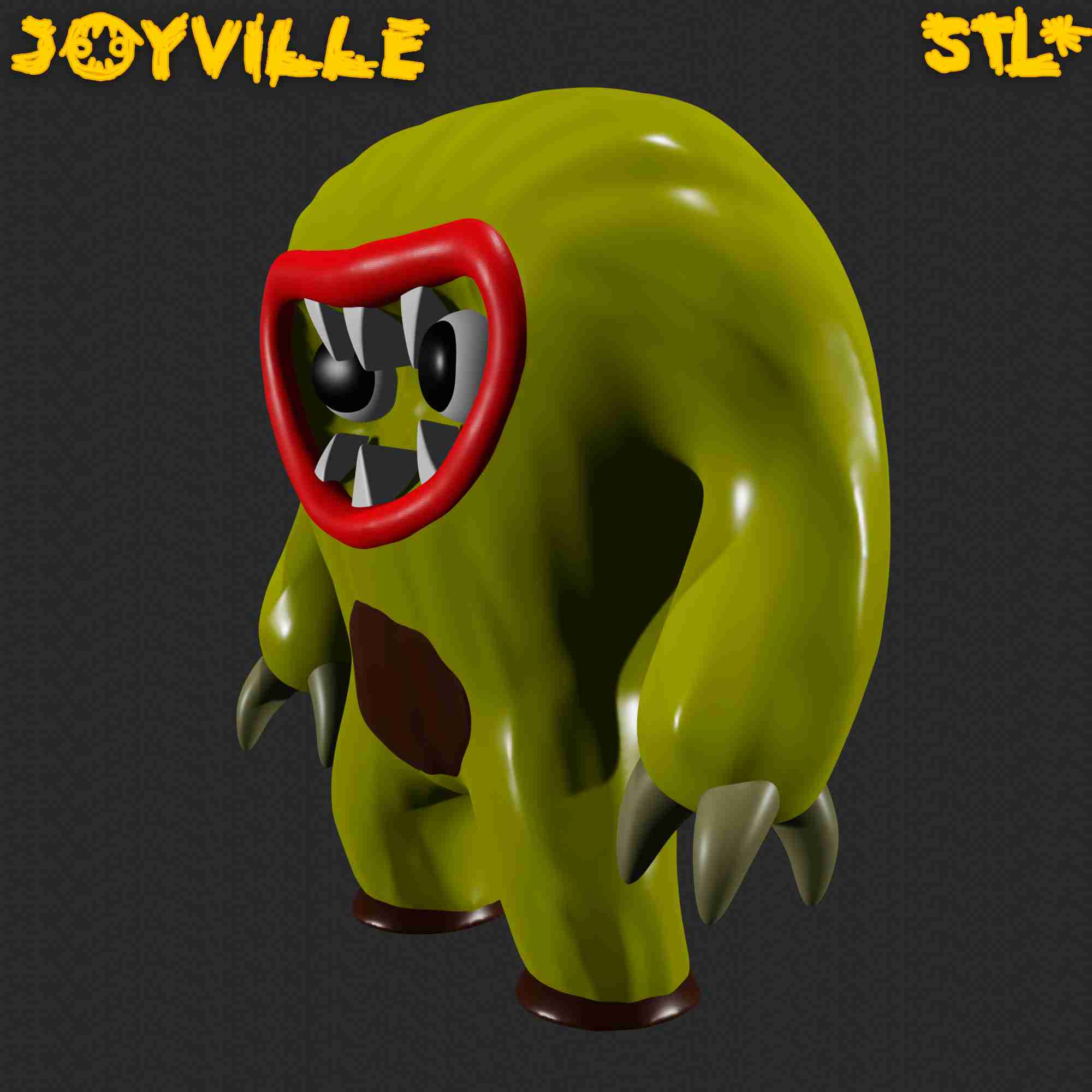 WOOLY BULLY FROM JOYVILLIE | 3D FAN ART | JOY VILLIE | 3D models ...