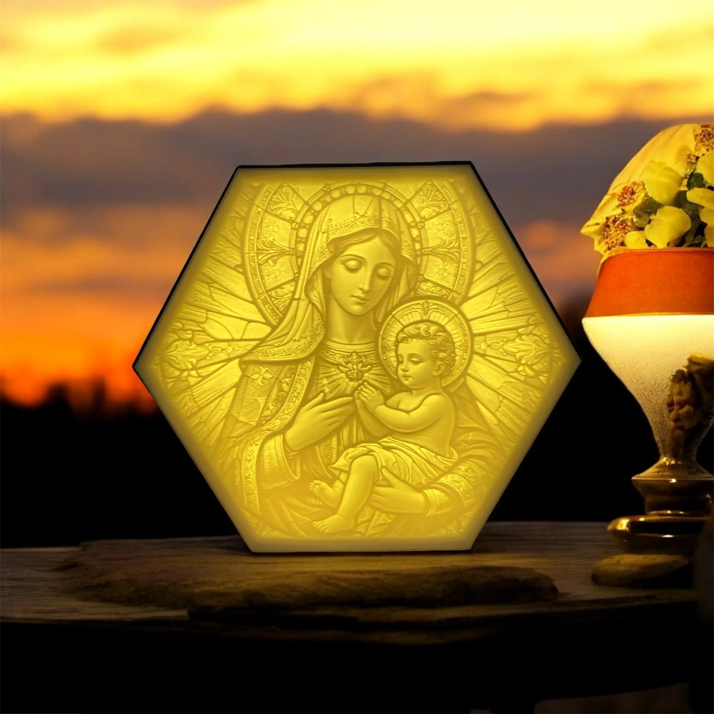 Archivos de impresora 3D | Archivo 3MF | Hexagon Lamp LED RGB - Jesus ...