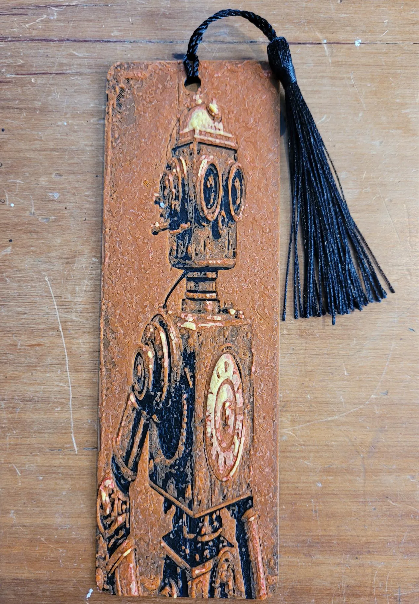 3D Printer Files | 3MF File | Steampunk Robot Bookmark 01 | Creality Cloud