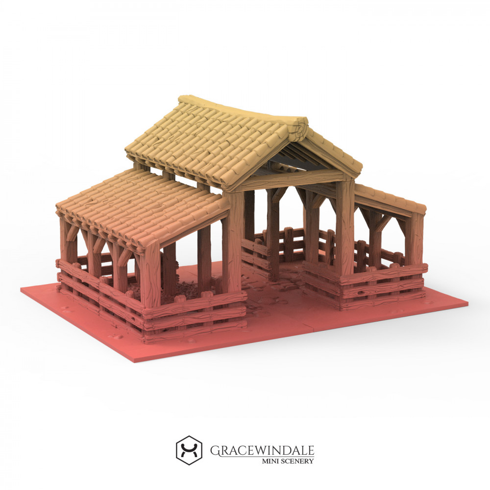 Stables | 3D models download | Creality Cloud