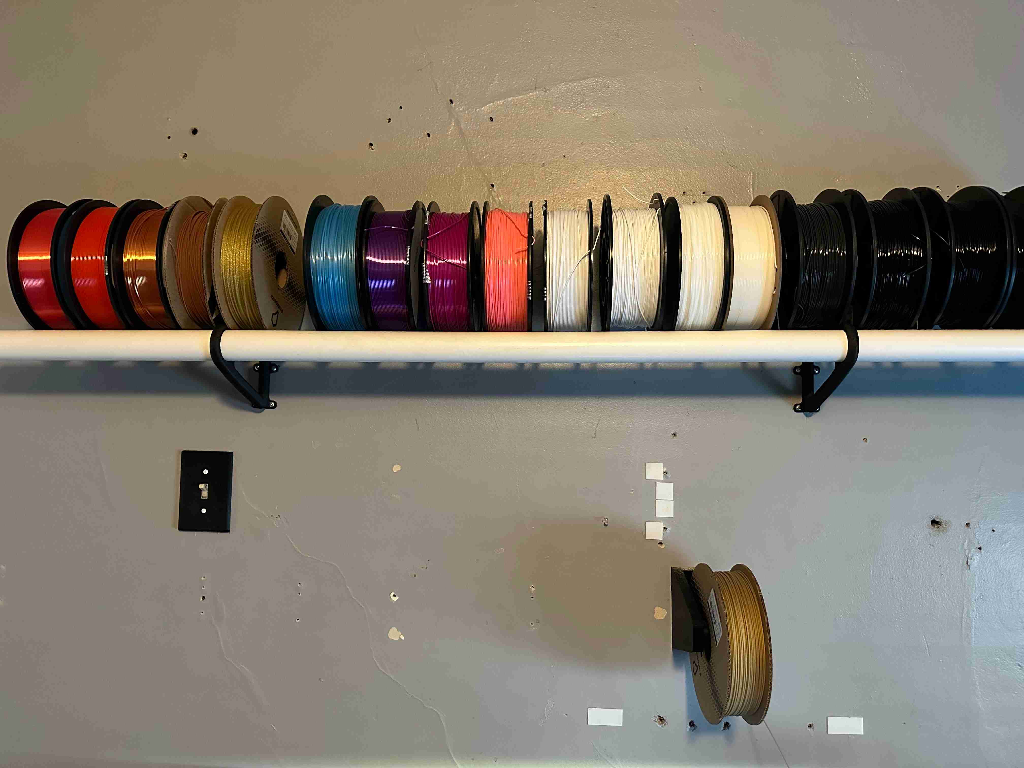 Filament Spool Shelf | 3D models download | Creality Cloud