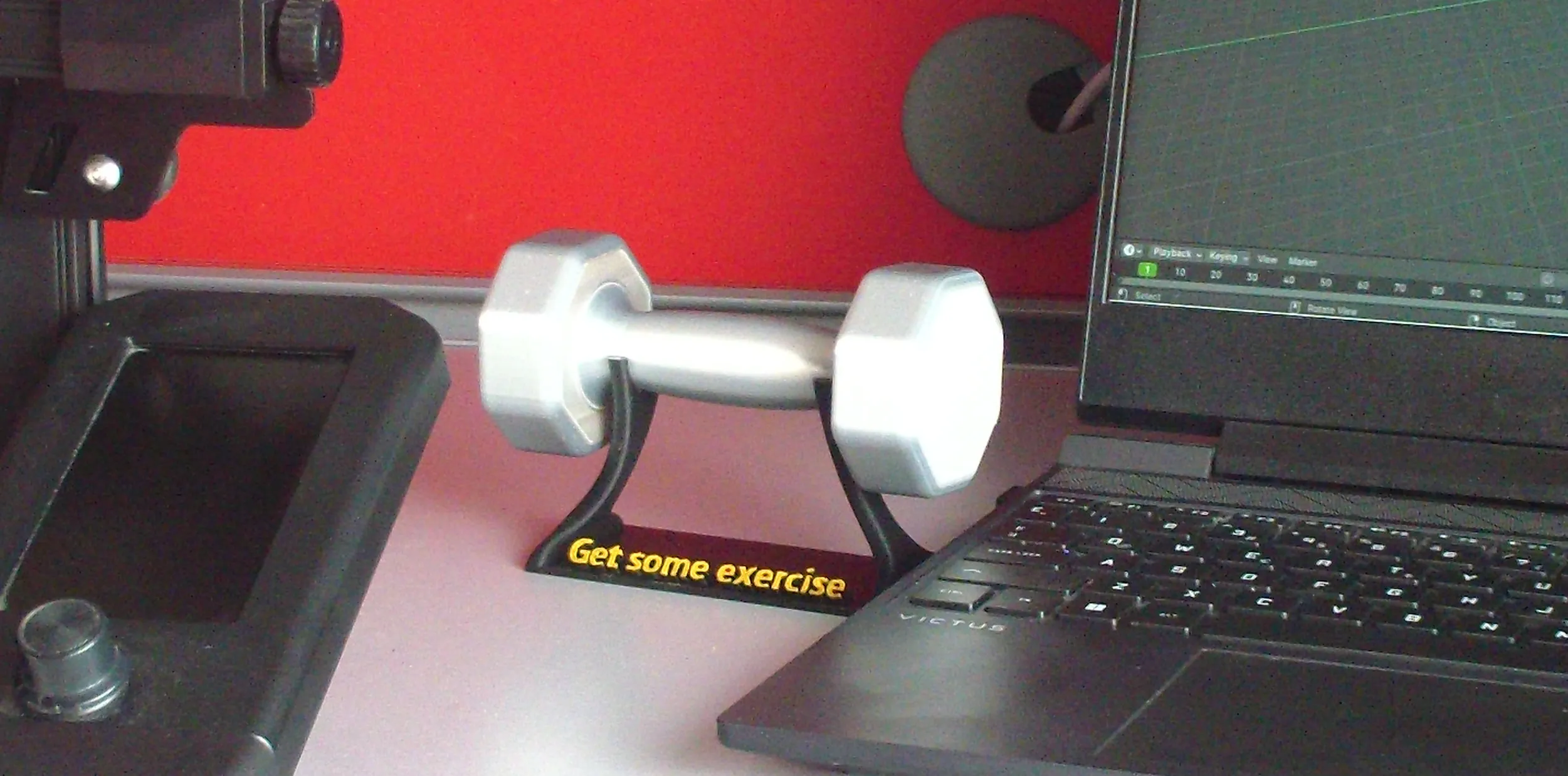 Sports & Exercise Equipment STL Download - Exercise Reminderby 3dhoome
