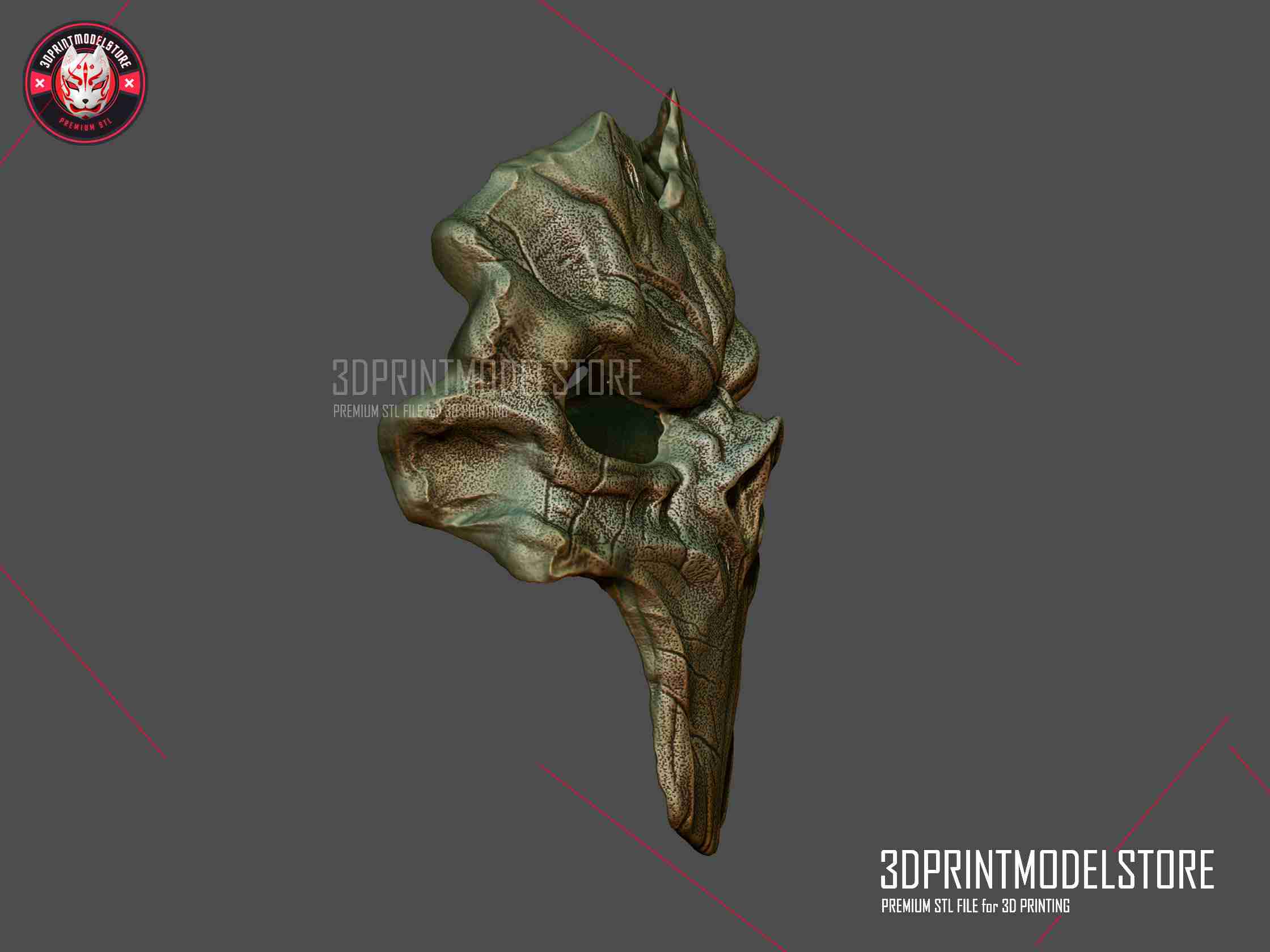 Darksiders Death Mask Cosplay Halloween Costume | 3D models download ...