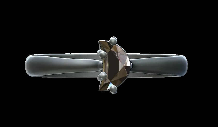 Jewelry & Accessories STL Download - Calf Diamond Solitaire Ringby ...