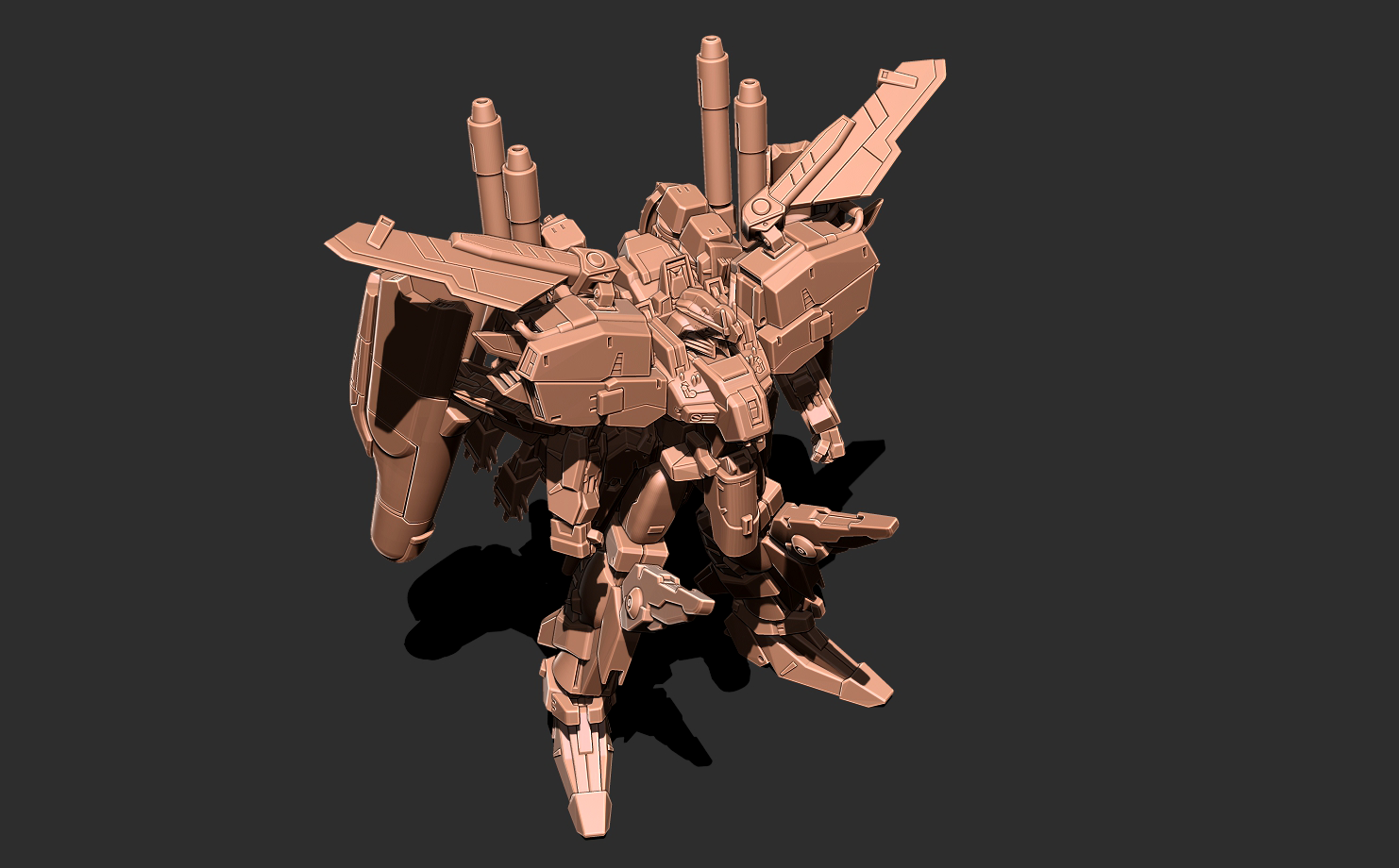 EX - S Gundam 3d print model | 3D models download | Creality Cloud