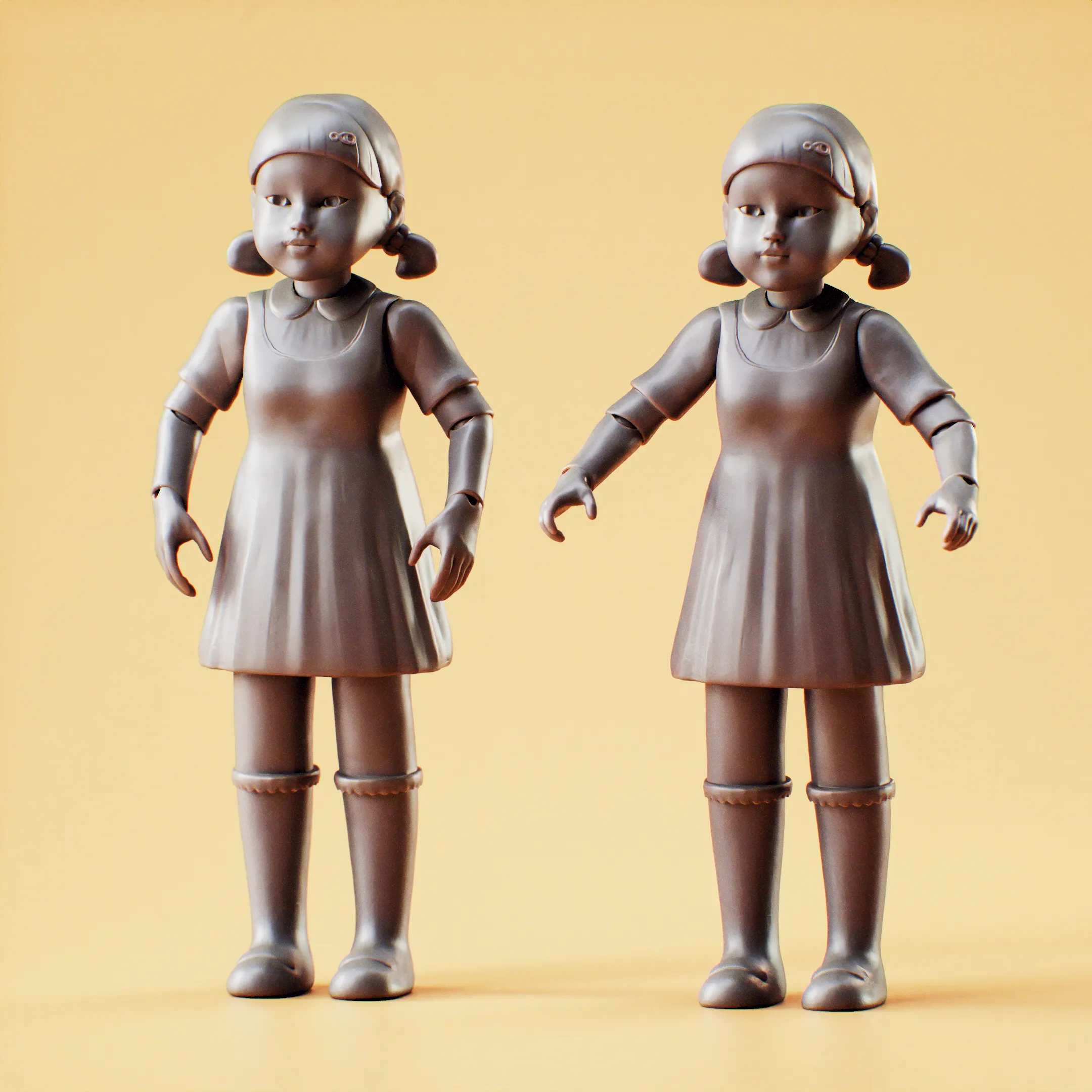 Characters & Creatures STL Download - Squid Game Young hee 30cm tallby ...