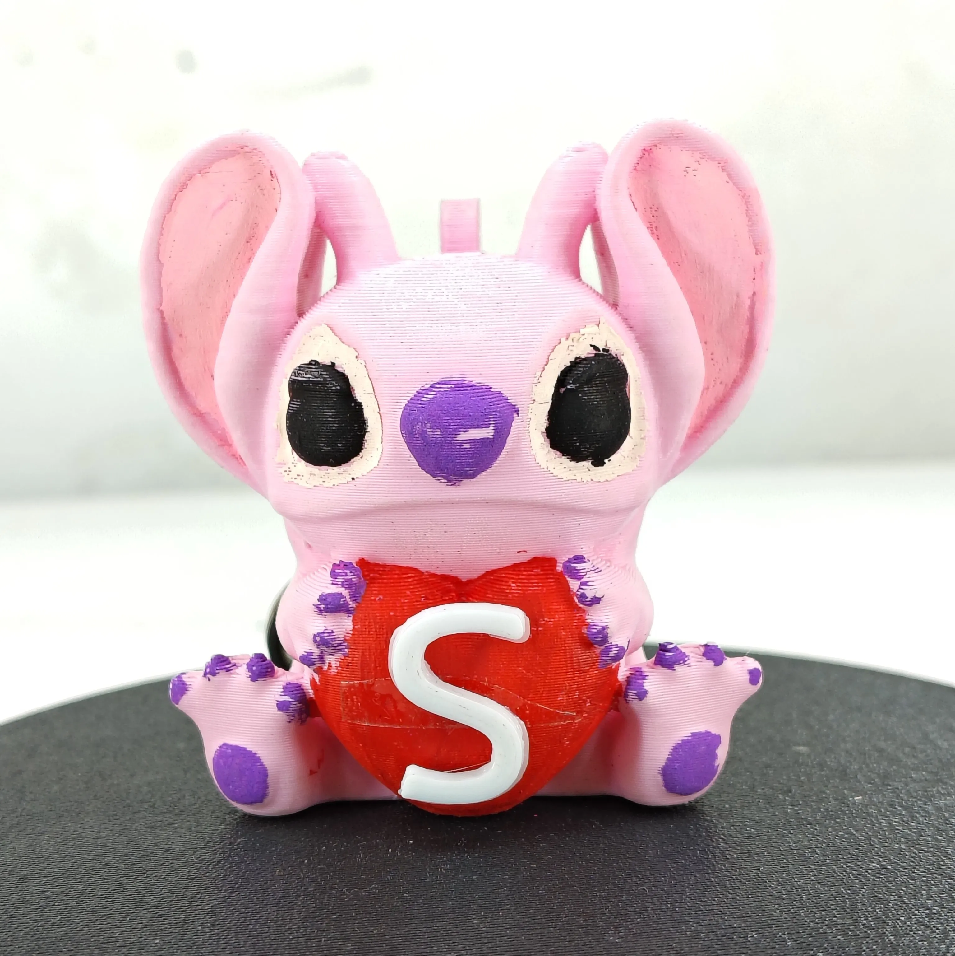 3D Printer Files | 3MF File | Angel Disney valentine keychain S letter ...