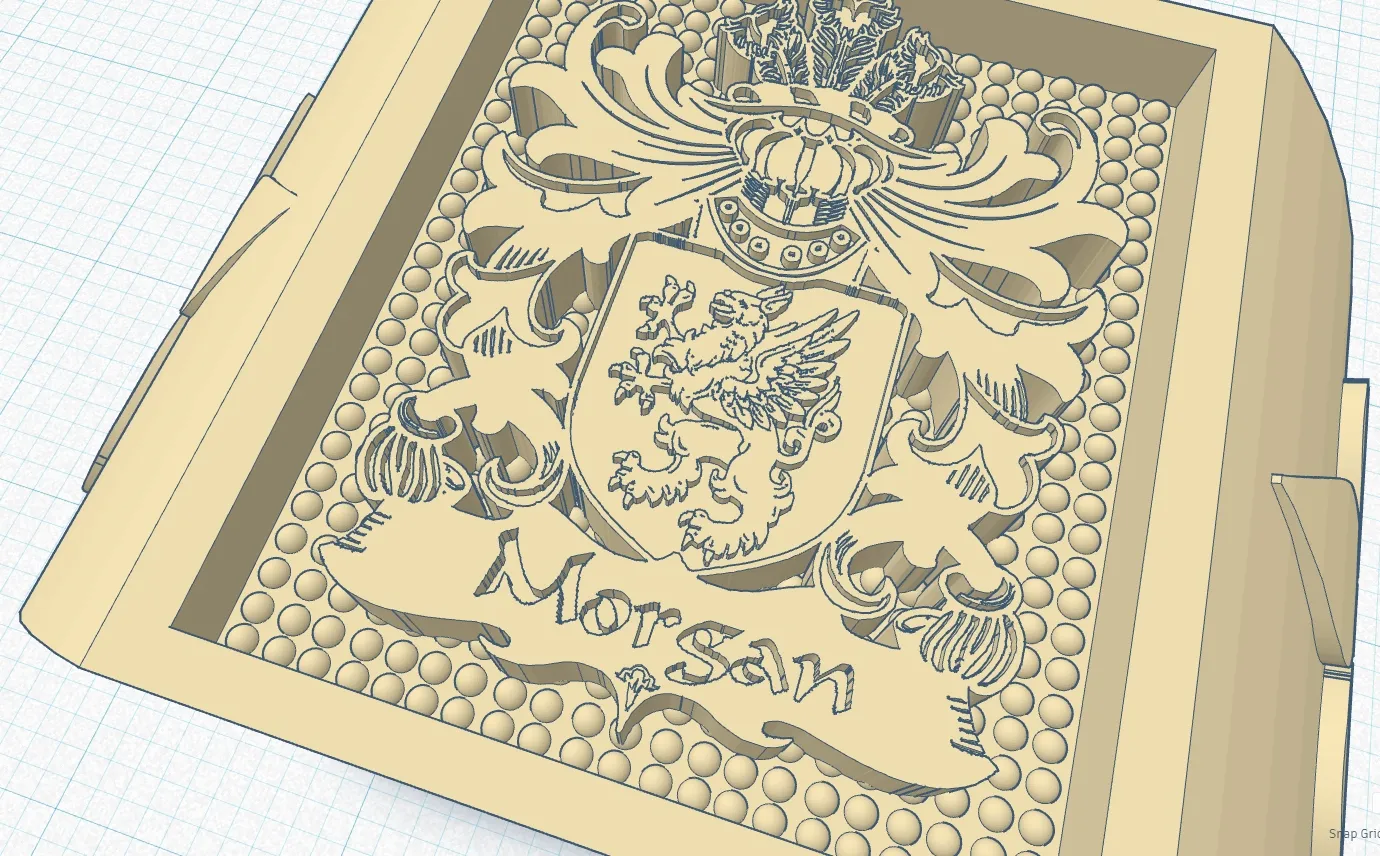 Anillo para hombre Morgan Family Crest | 3D models download | Creality ...