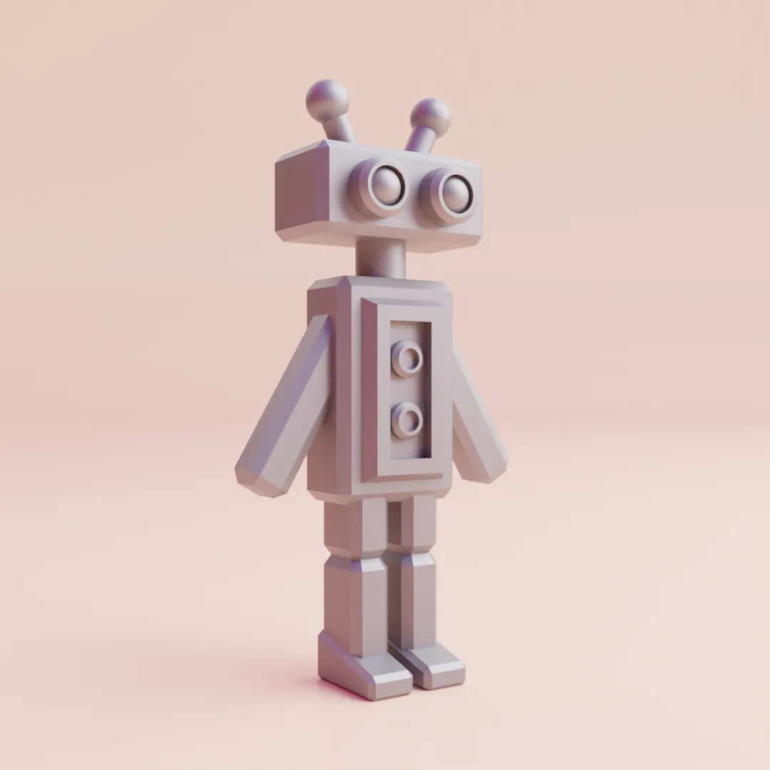 3D Printer Files | 3MF File | cute robot toy idea for fun | Creality Cloud