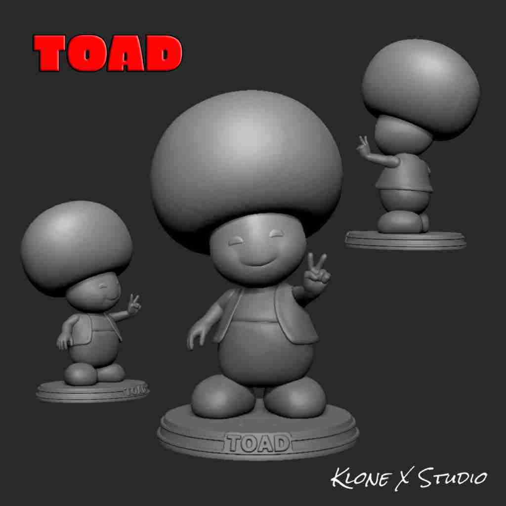 TOAD MARIO | 3D models download | Creality Cloud