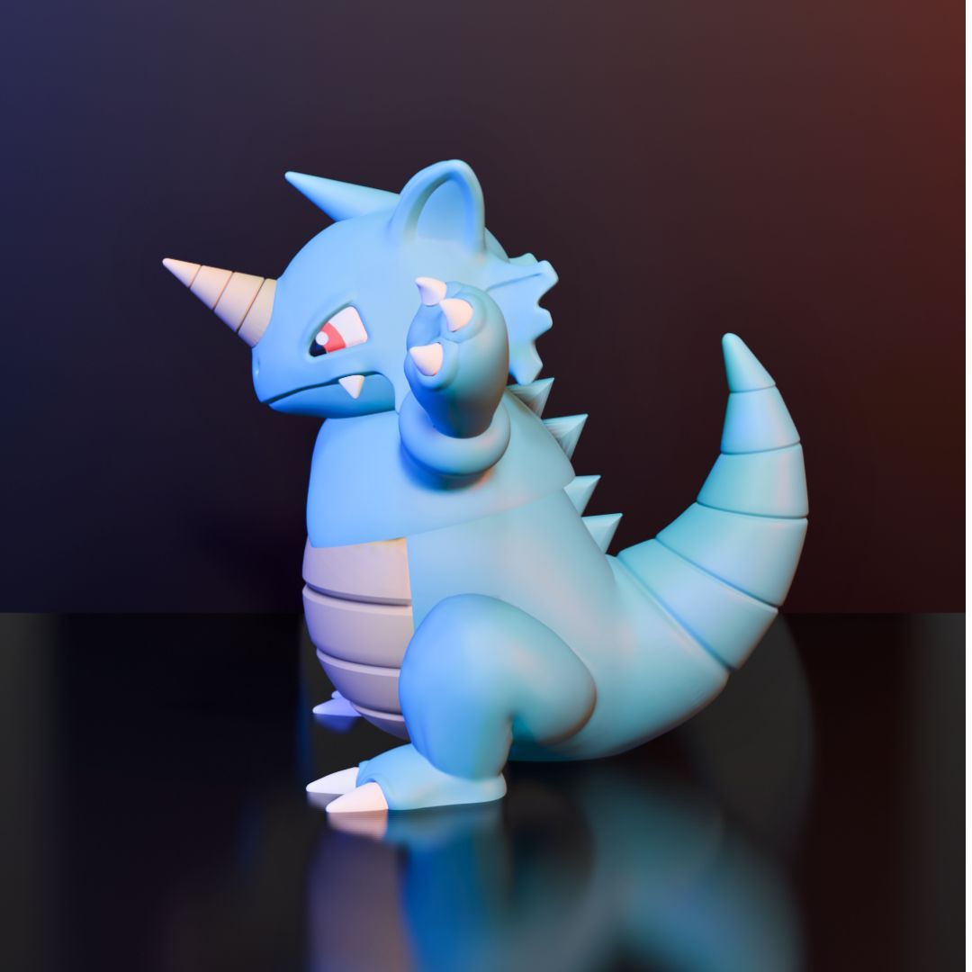POKEMON RHYDON - BY COLORS | 3D models download | Creality Cloud