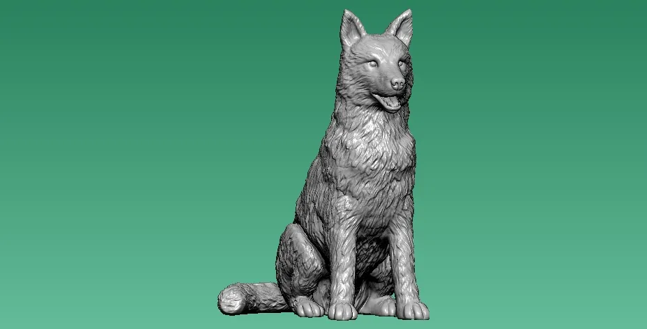 Characters & Creatures STL Download - Husky dog - statue - 3D printby ...