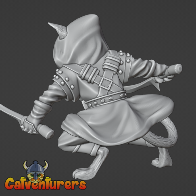 Nyx Moonshade - Assassin Cat | 3D models download | Creality Cloud