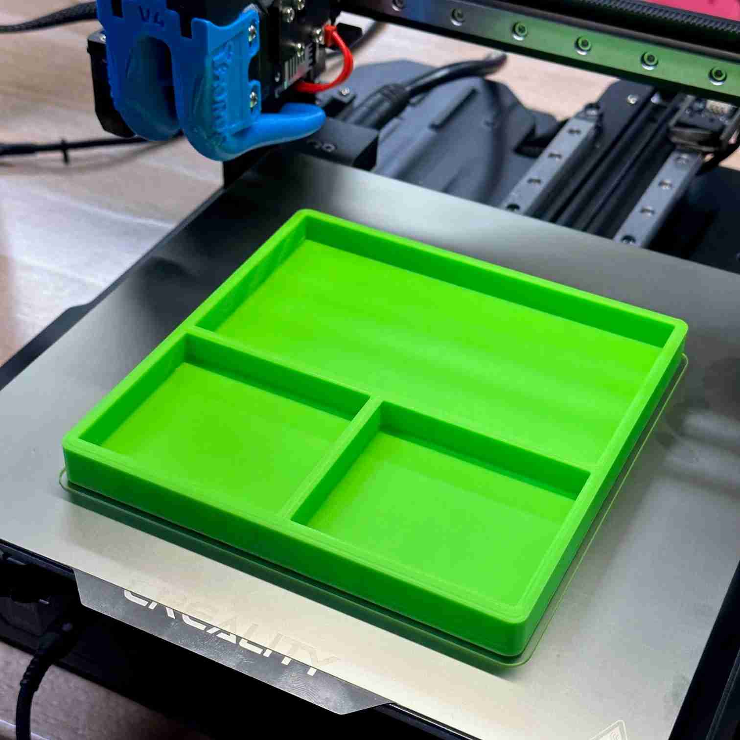 3 Section Small Parts and Hardware Tray | 3D modeller indir | Creality ...