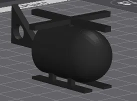 3D Printer Files | 3MF File | Simple Helicopter | Creality Cloud