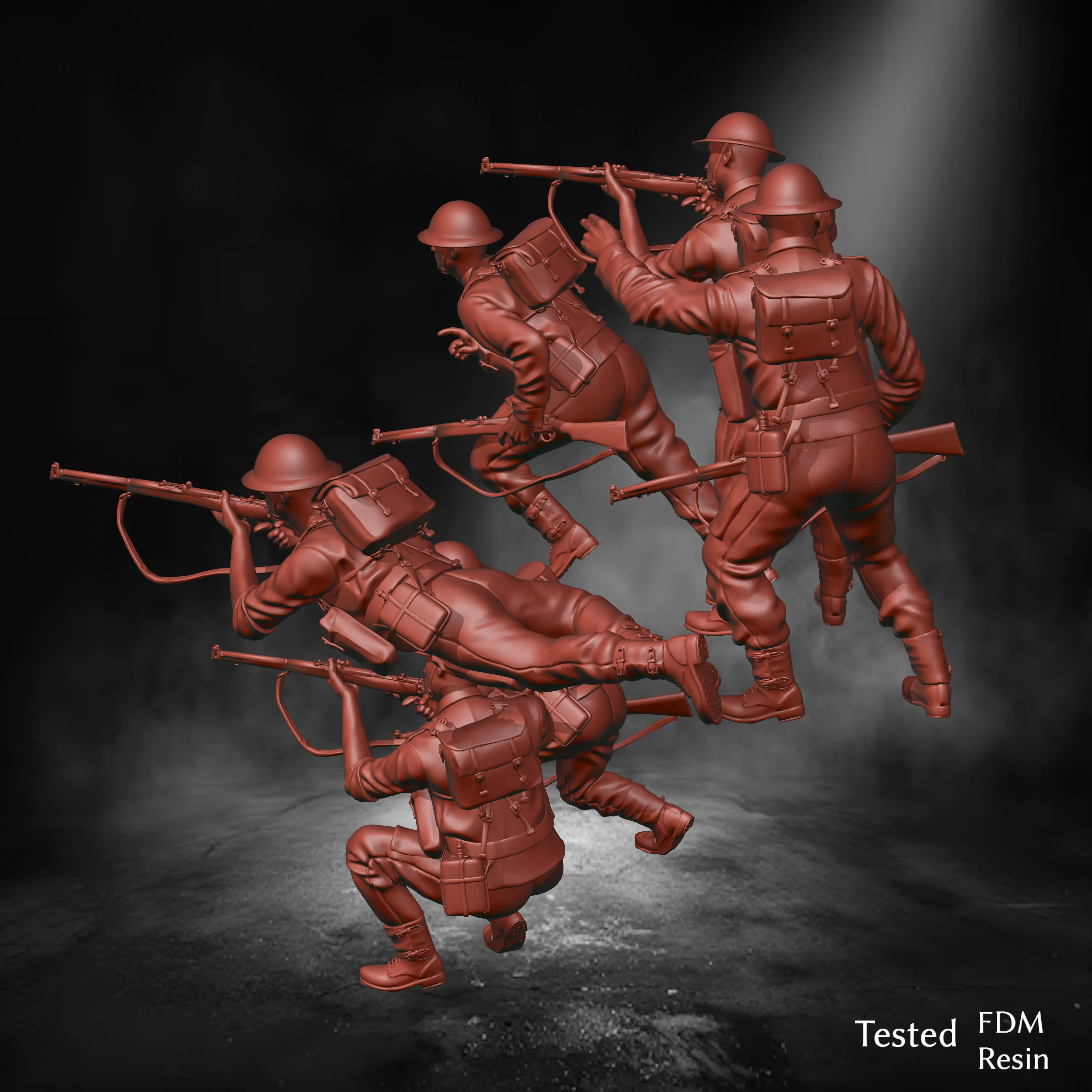 3D Printer Files | 3MF File | UK WWI Soldiers Collection – 3D Printable ...