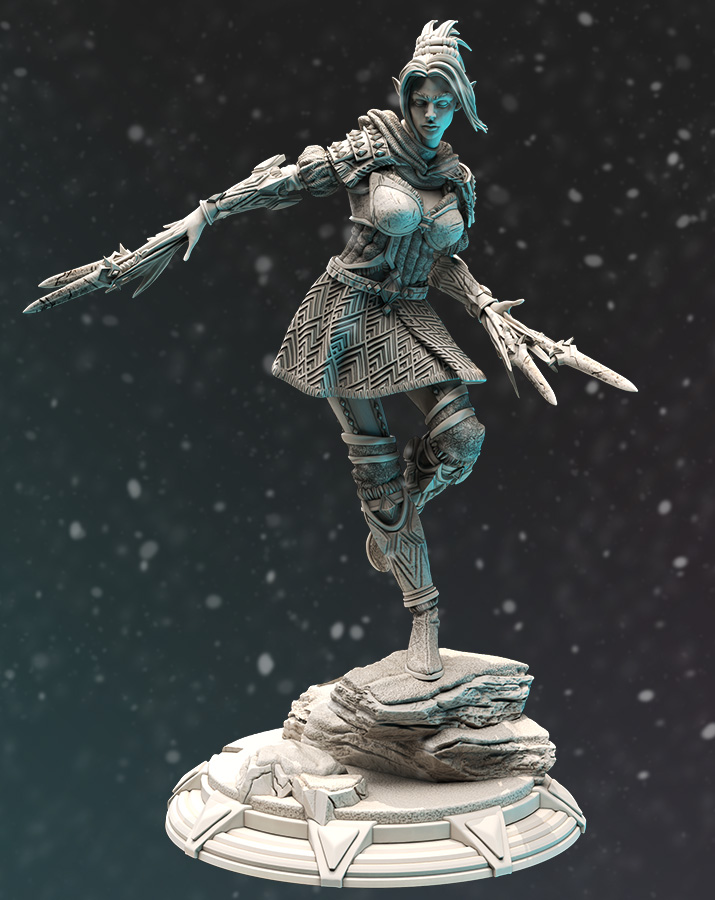 Soulknife Half-Elf Rogue - Calanar | 3D models download | Creality Cloud
