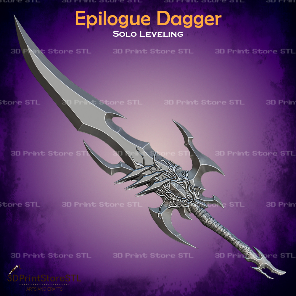 Epilogue Dagger Cosplay Solo Leveling - STL File | 3D models download | Creality Cloud