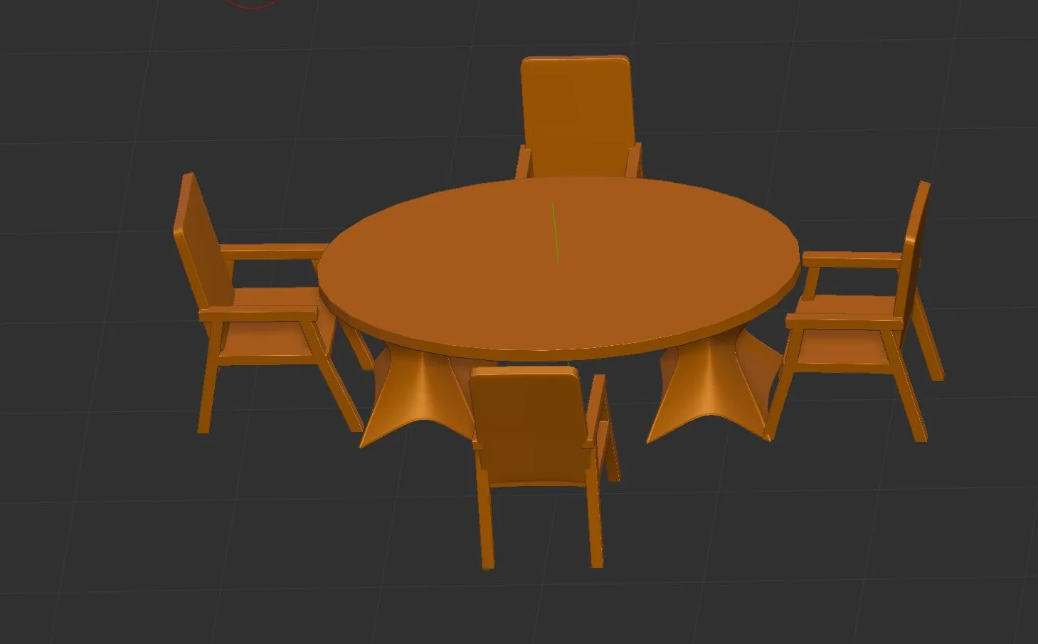 Other STL Download - Chair with Dining Tableby KeshtoArt