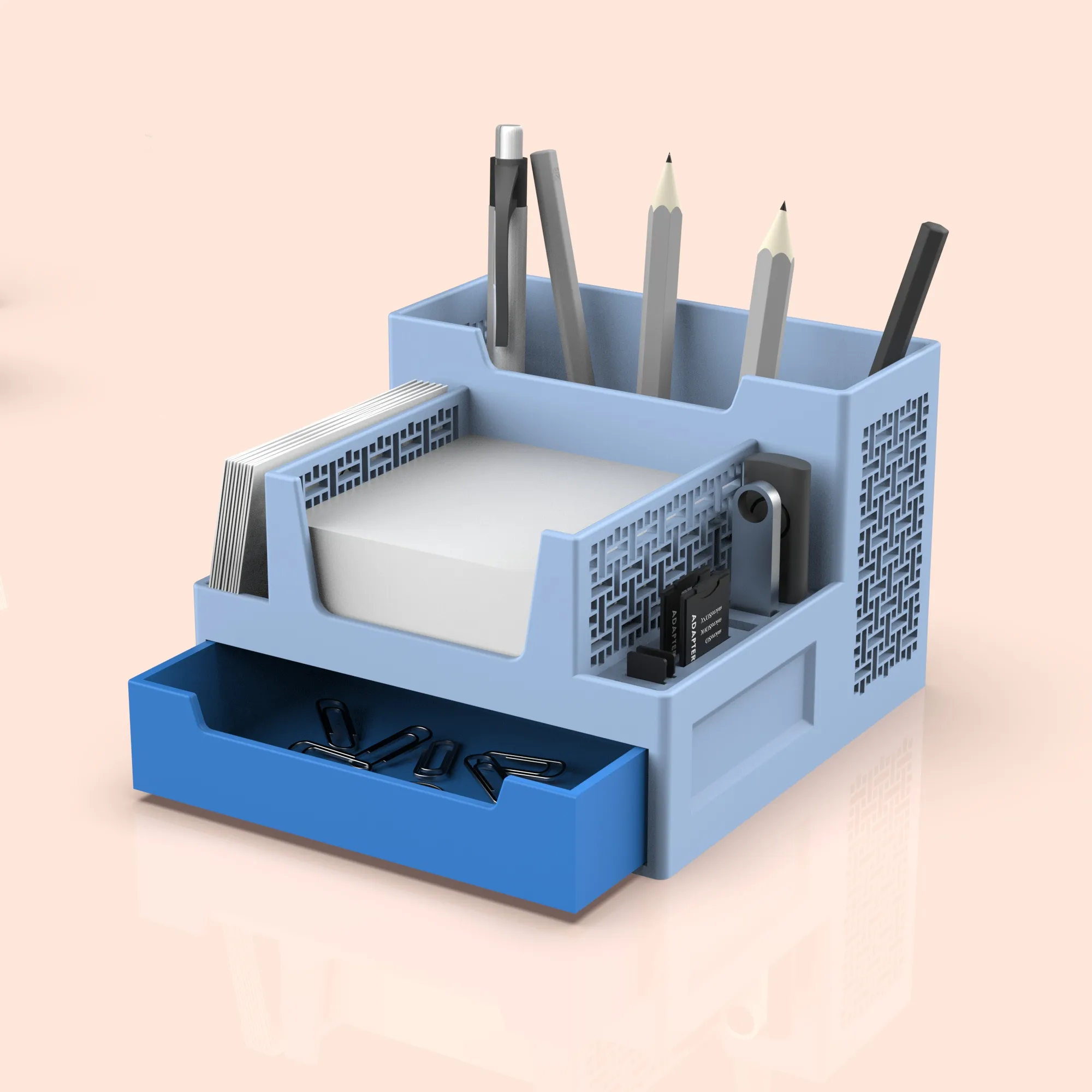 3D Printer Files | 3MF File | Multi-Functional Organizer, Desktop Pen ...