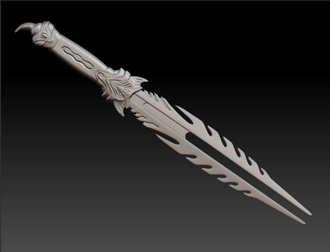 Predator Ceremonial Dagger stl | 3D models download | Creality Cloud