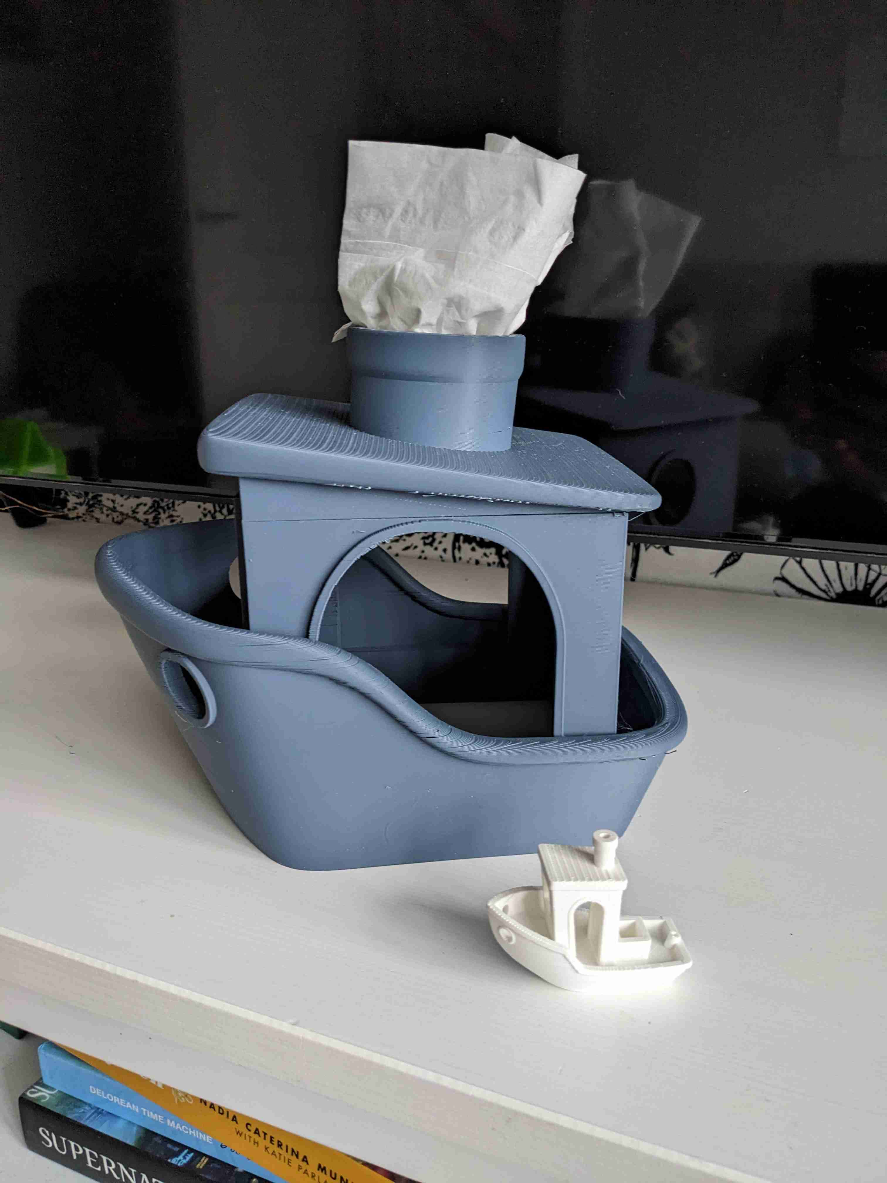 Benchy Style Tissue Box | 3D models download | Creality Cloud