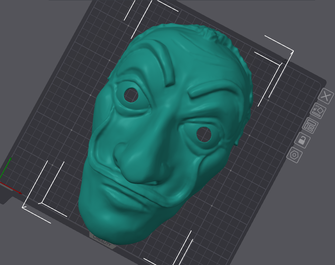 dali' mask | 3D models download | Creality Cloud