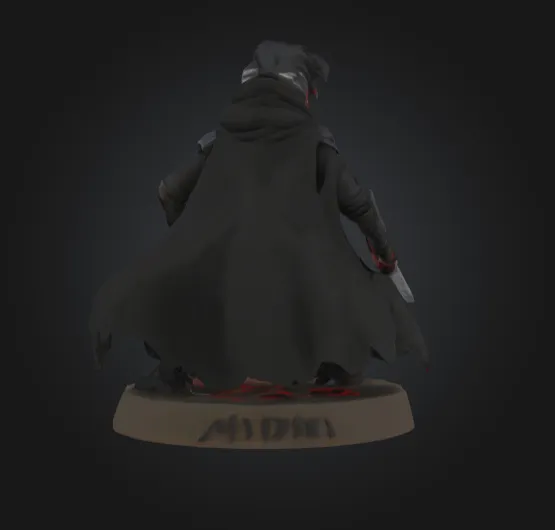 Characters & Creatures STL Download - Kaza- The Blade Echoby Xempiaaz
