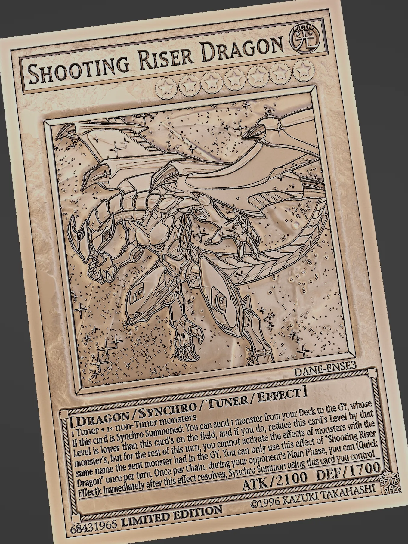 Free Other STL Download - Shooting Riser Dragon - yu-gi-oh!by Wsonuchiha3D