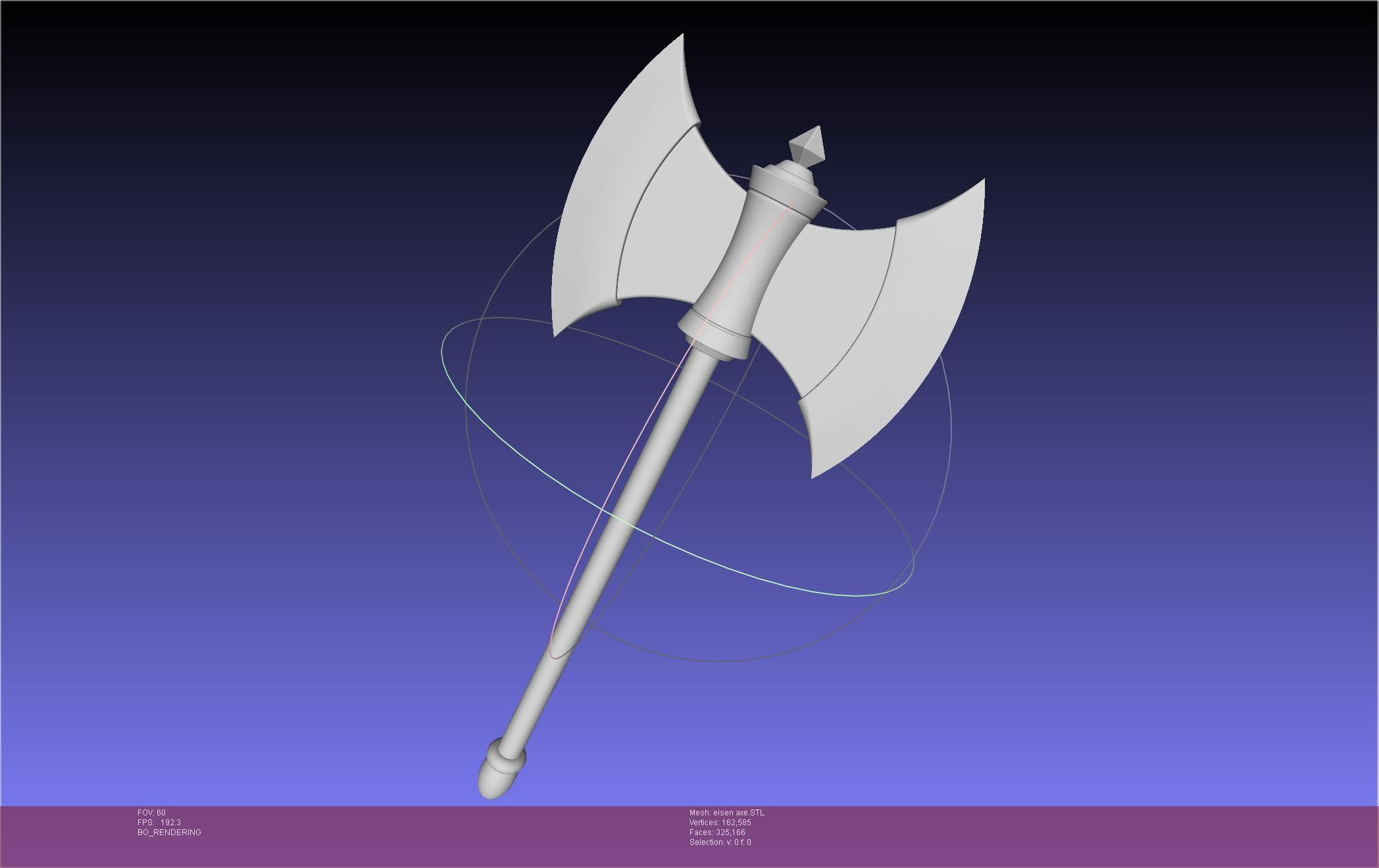 Frieren Eisen Axe Printable Model | 3D models download | Creality Cloud