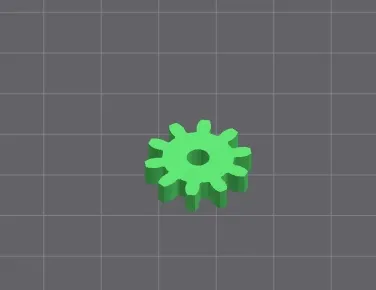 3D Printer Files | 3MF File | 10 tooth gear | Creality Cloud