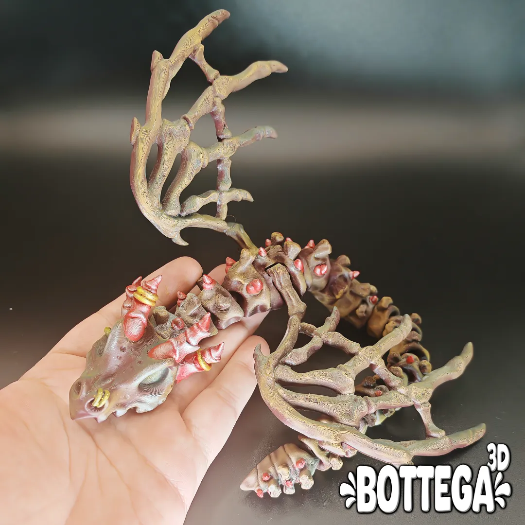 Characters & Creatures STL Download - MORTE, the necromancer Dragonby NozzleNook bottega3d