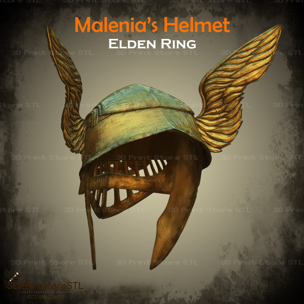 Malenia Helmet Cosplay Elden Ring - STL File | 3D models download ...