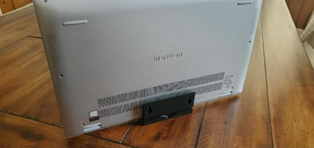 Dell Laptop Wall Mount w/ charging cord channel | 3D models download ...