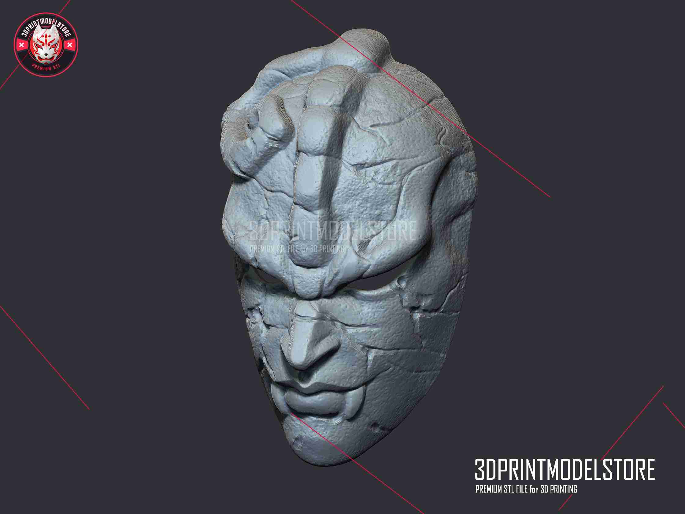 Jojo Bizarre Adventure Stone Mask - Anime Halloween Cosplay | 3D ...