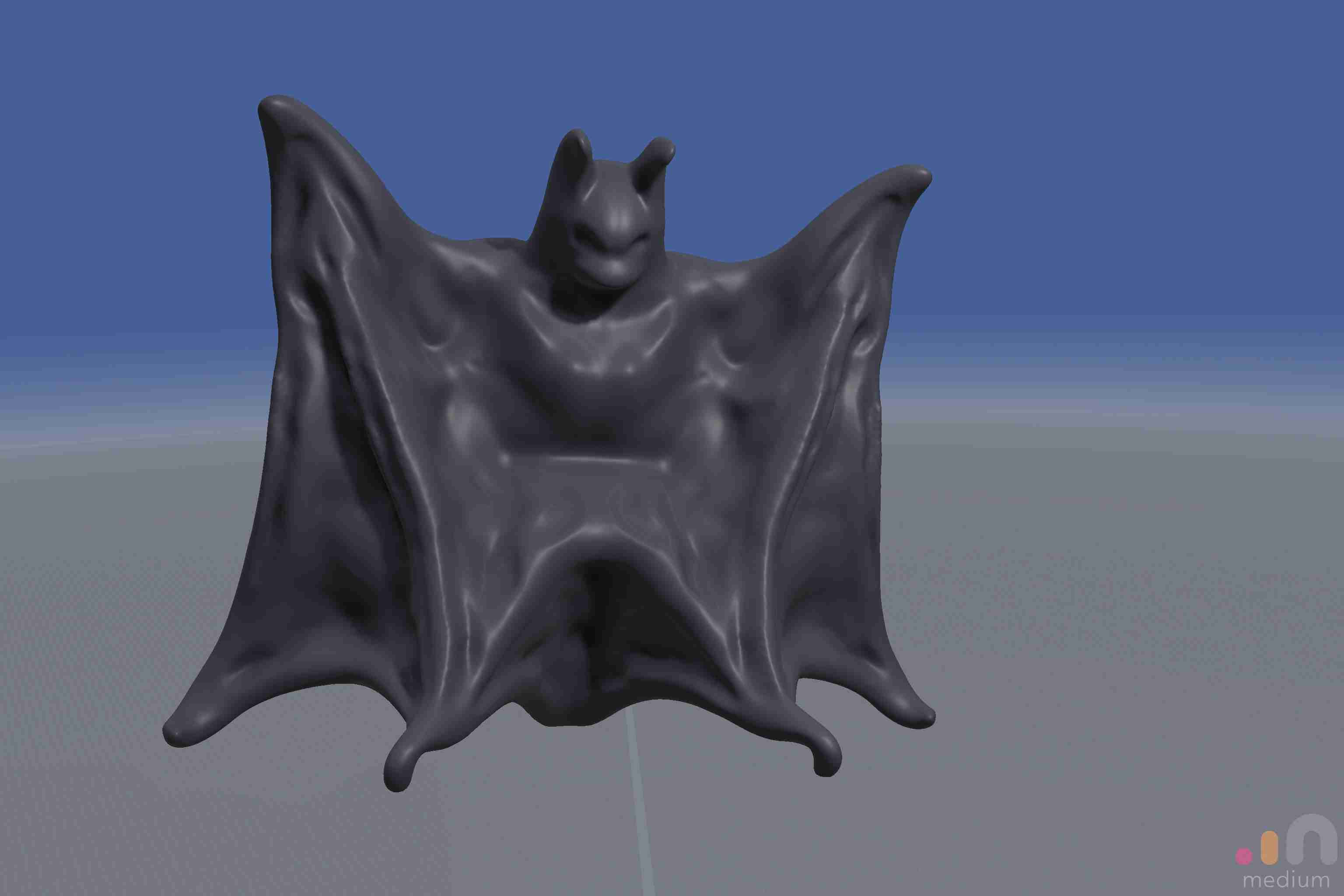 Stylized Bat Statue | 3D models download | Creality Cloud