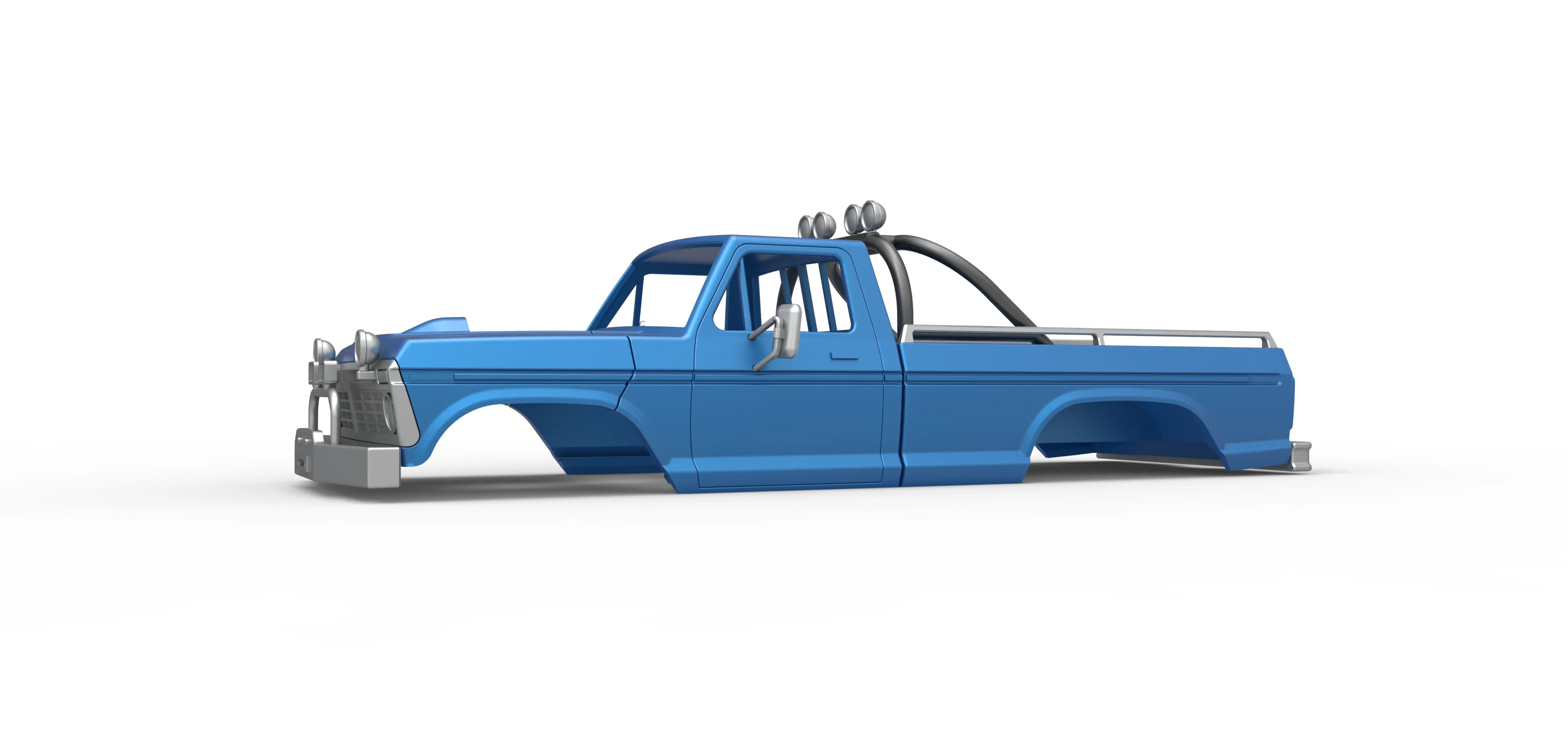 Vehicles & Machinery STL Download - Shell of Vintage Monster Truck ...