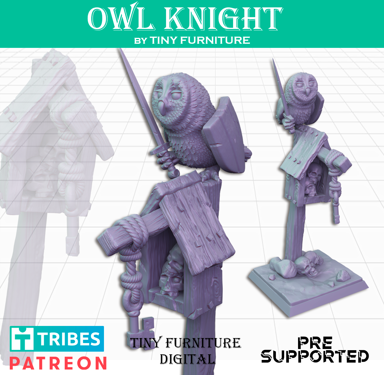 Owl Knight | 3D models download | Creality Cloud