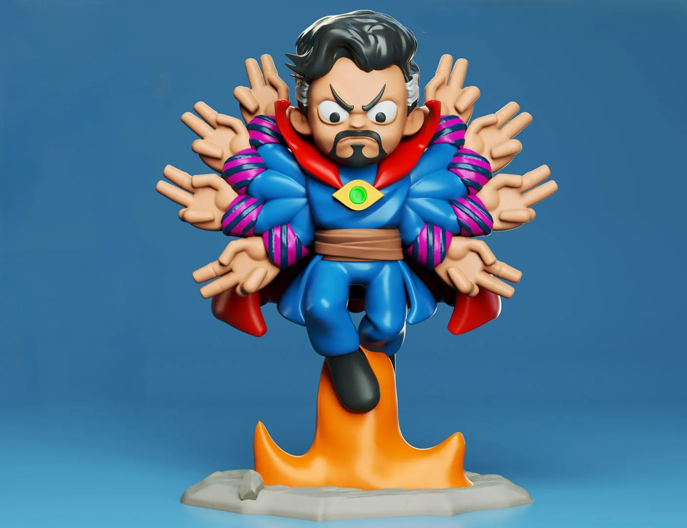 Characters & Creatures STL Download - Chibi Sorcerer Supreme - STLby ...