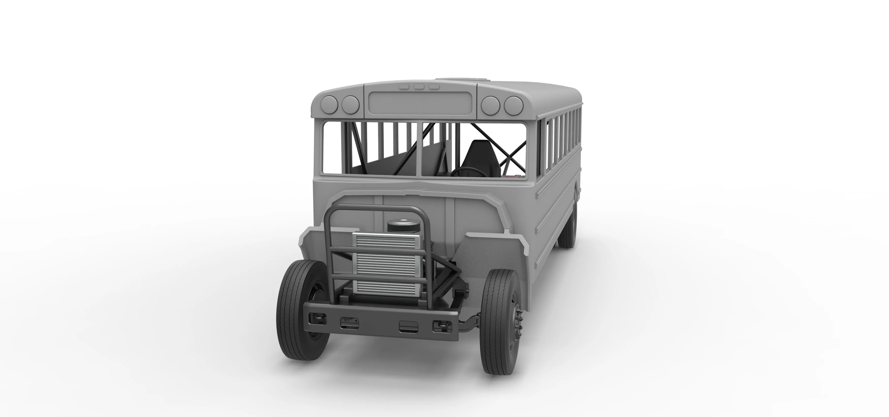 Other STL Download - School bus for Figure 8 racing Scale 1:25by ...