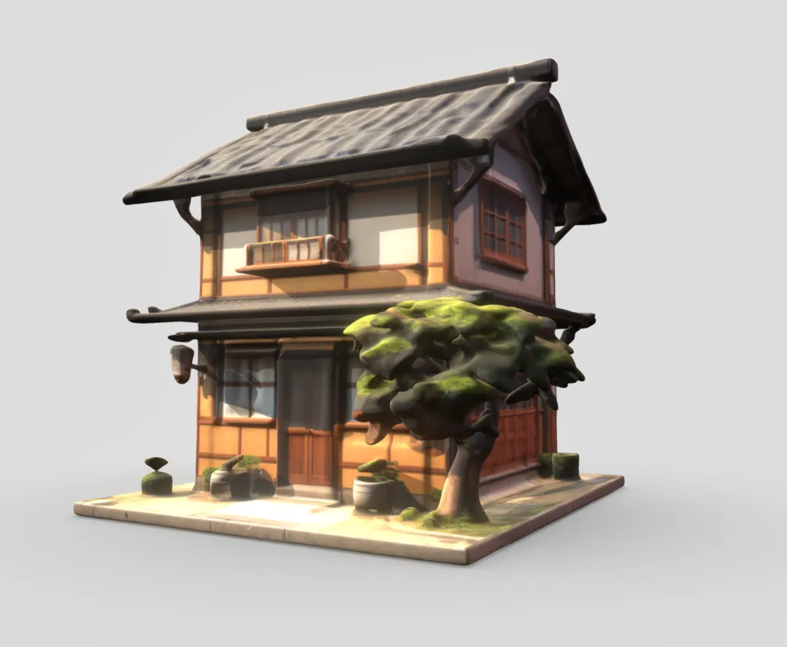 Japanese House | 3D models download | Creality Cloud