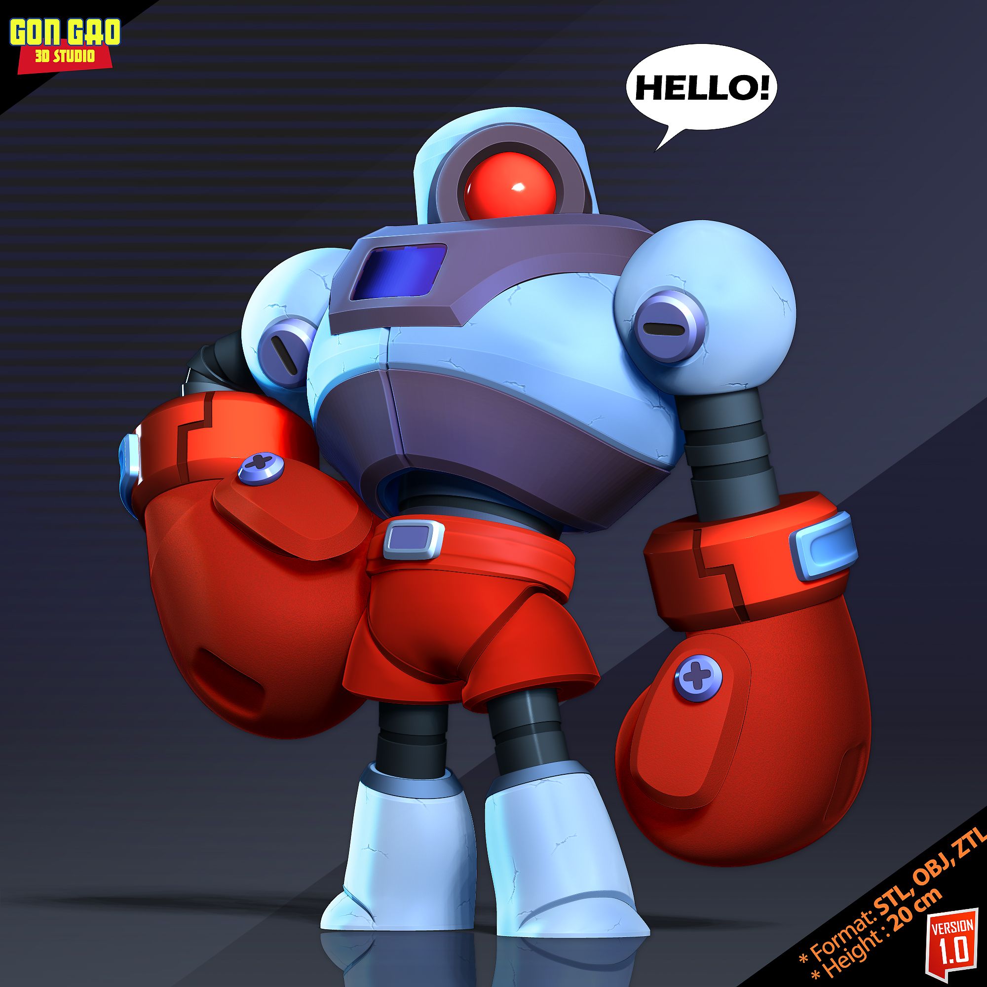 Melee Robot - Brawl Stars | 3D models download | Creality Cloud