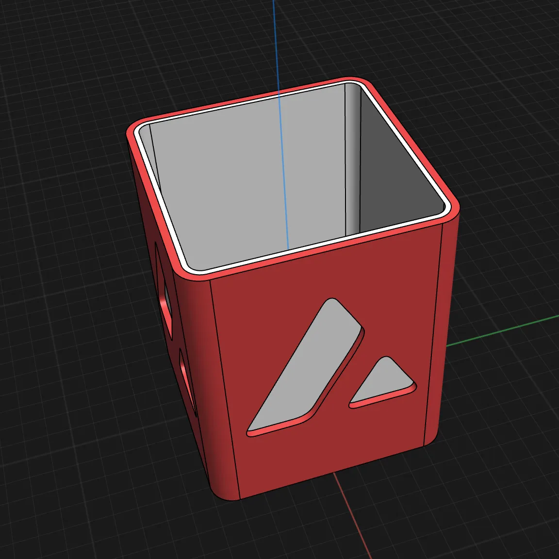 Avax Pencil Holder Box | Download de modelos 3D | Creality Cloud